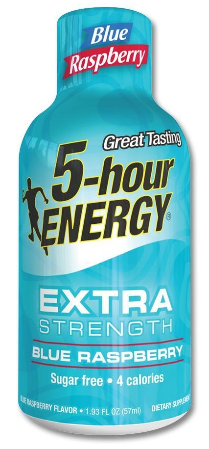 5 Hour Energy - Extra Strength Liquid Energy - Blue Raspberry 1/12 ...